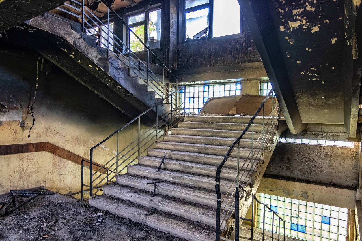 Is It Safe To Enter A Fire-Damaged Commercial Building? | JDR